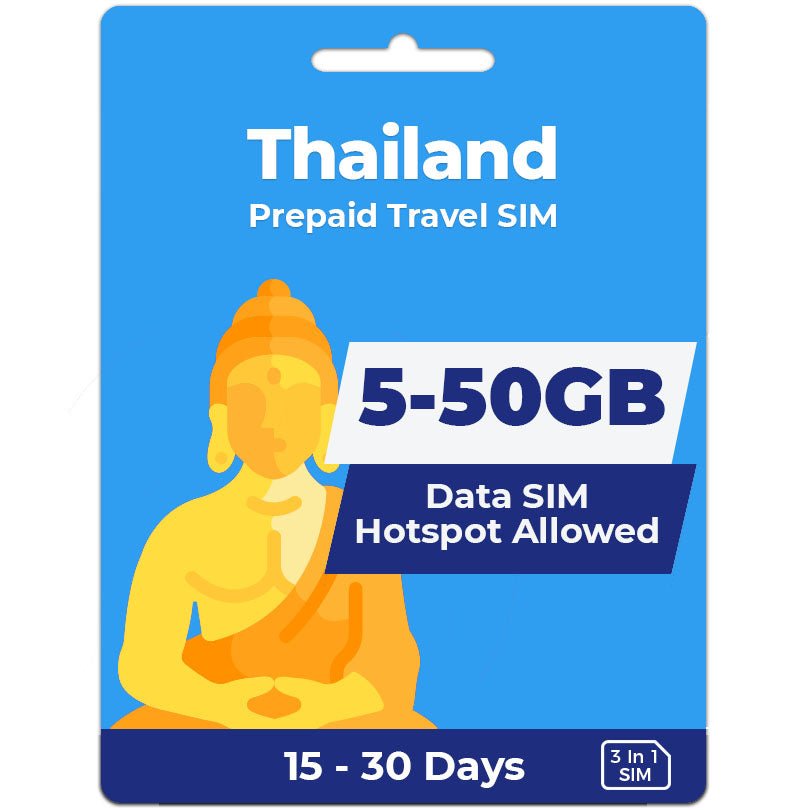 Buy Thailand SIM Card | Thailand Travel SIM Cards | Prepaid SIMs