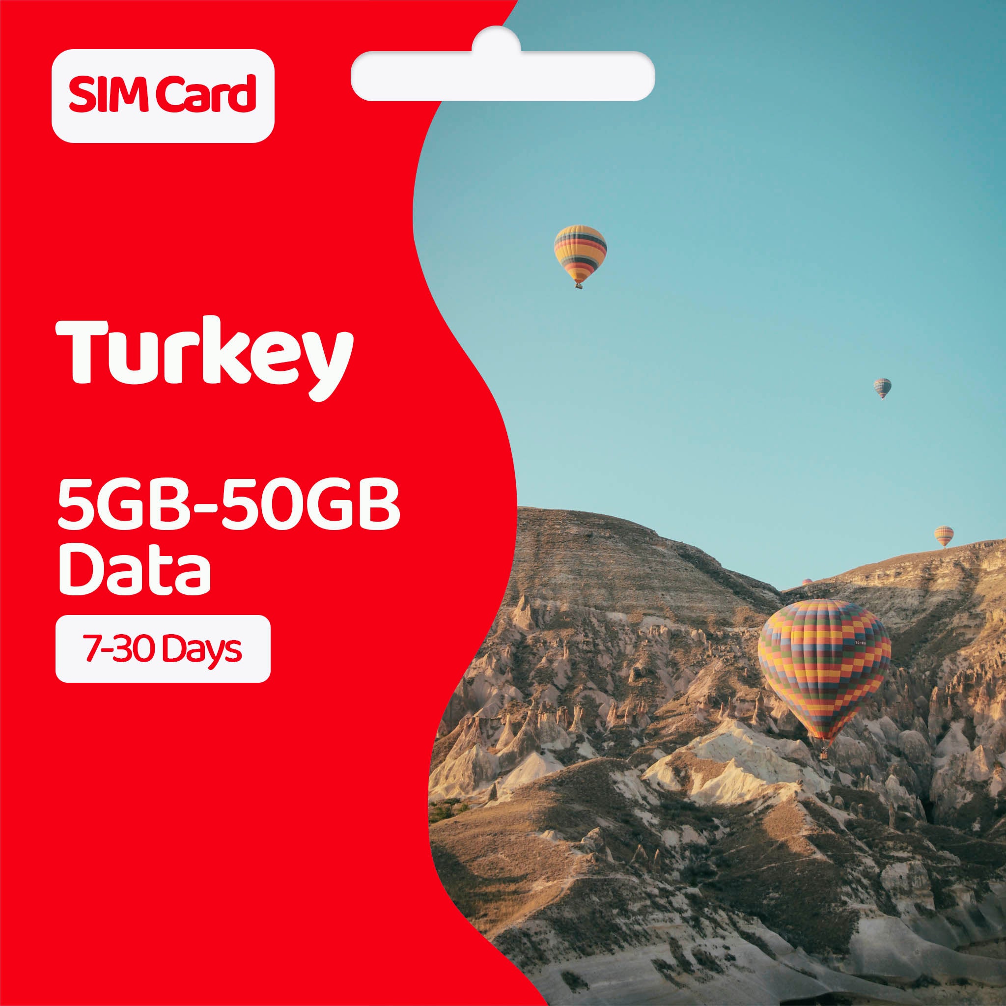 Turkey Data SIM | 5GB-50GB Data – Prepaid SIMs